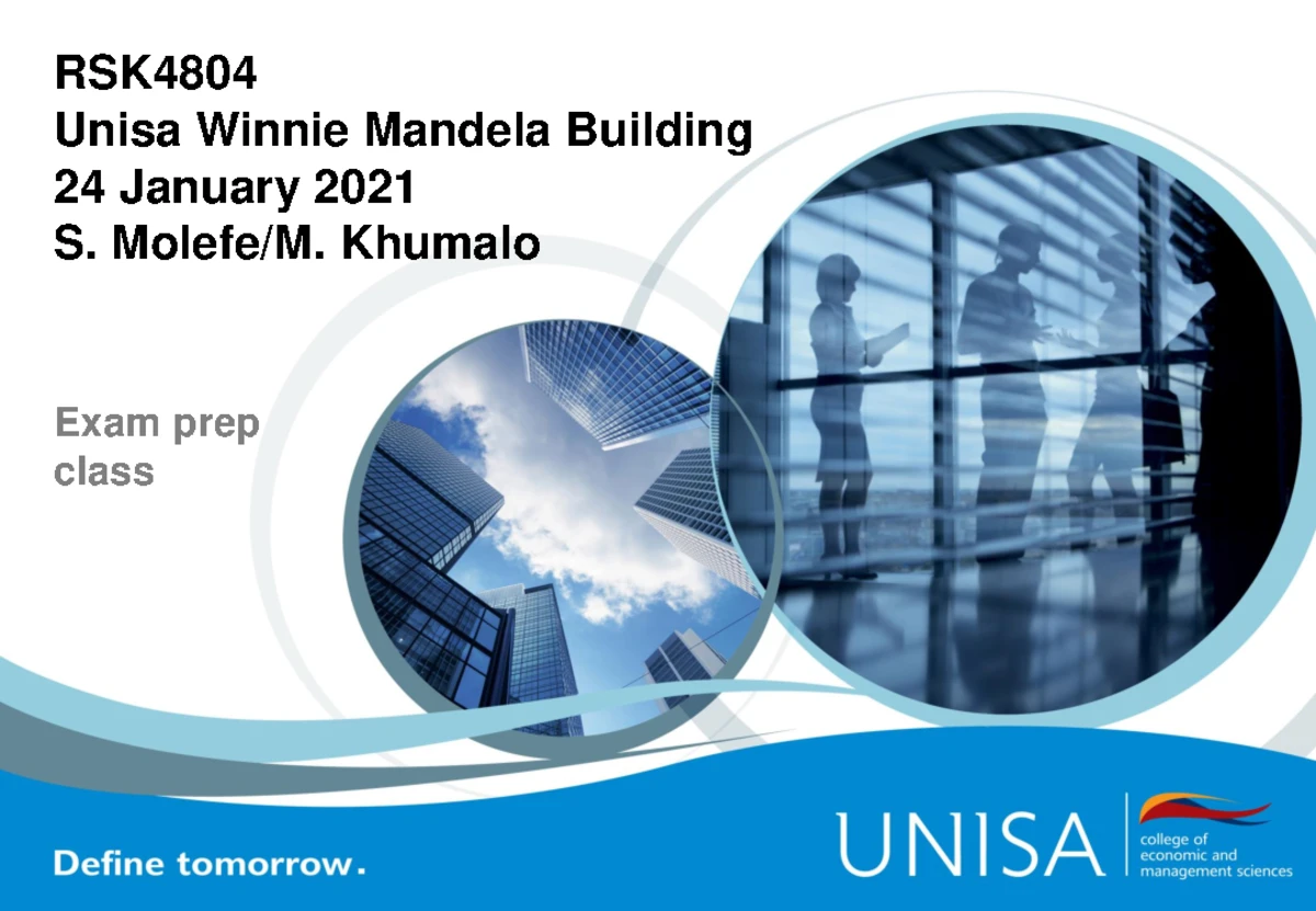 RSK4804 B0 LS05 001 - Lesson 1 - LEARNING UNIT 1: CREDIT RISK, ANALYSIS AND MANAGEMENT Video ...