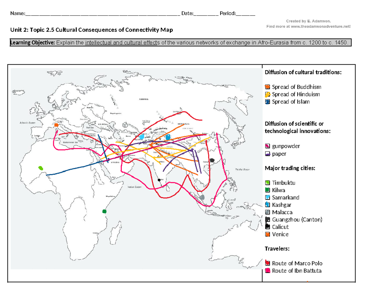 Unit 2 Topic 2.5 - Cultural Effects of Connectivity in AP World History ...