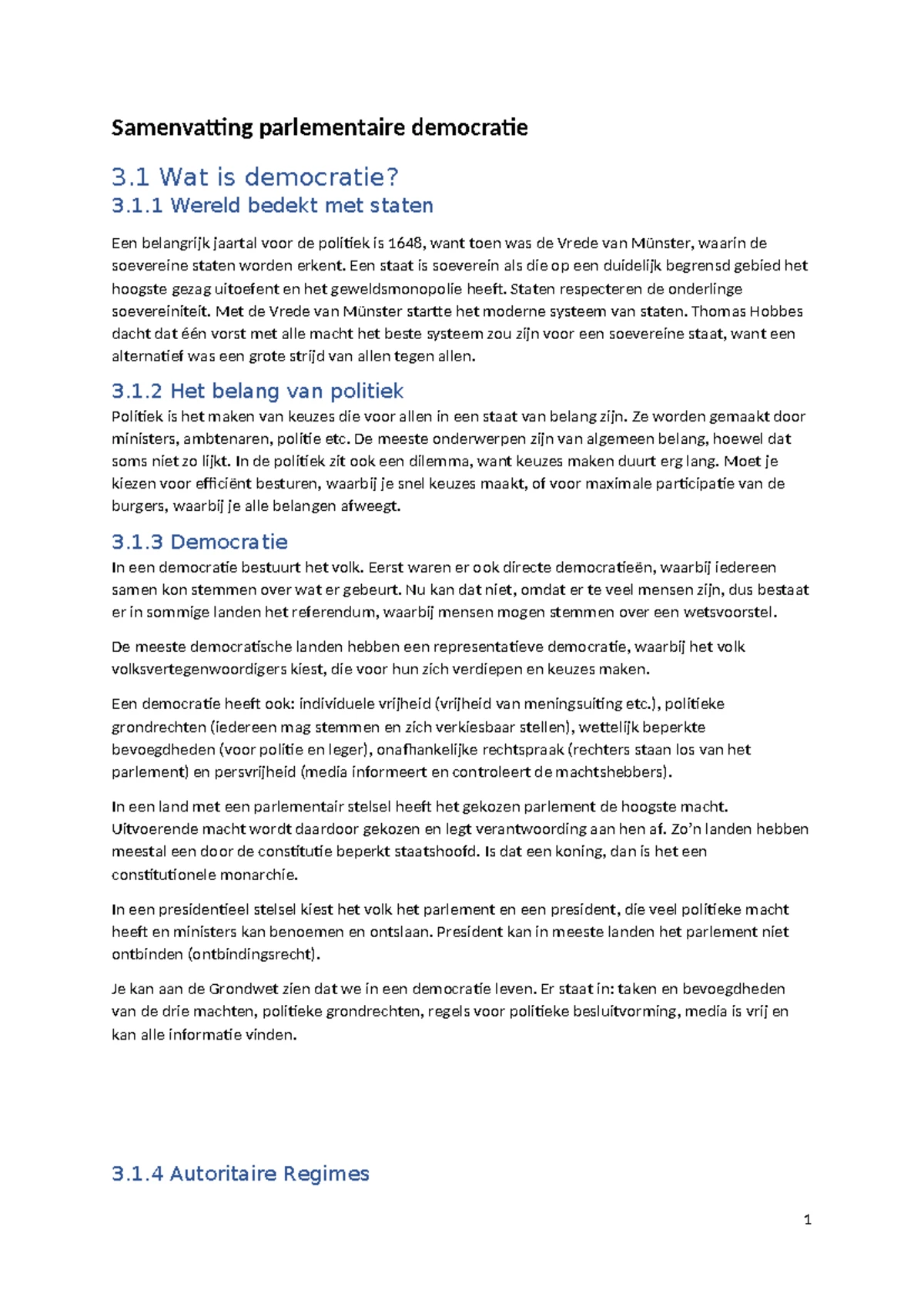 Samenvatting hoofdstuk 4 Pluriforme samenleving - Maatschappijleer Hoofdstuk 4: Pluriforme ...