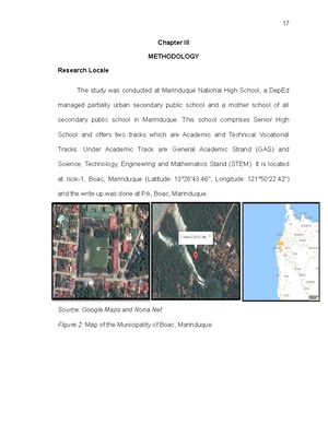 Chapter III Methodology Research Locale - Chapter III METHODOLOGY ...