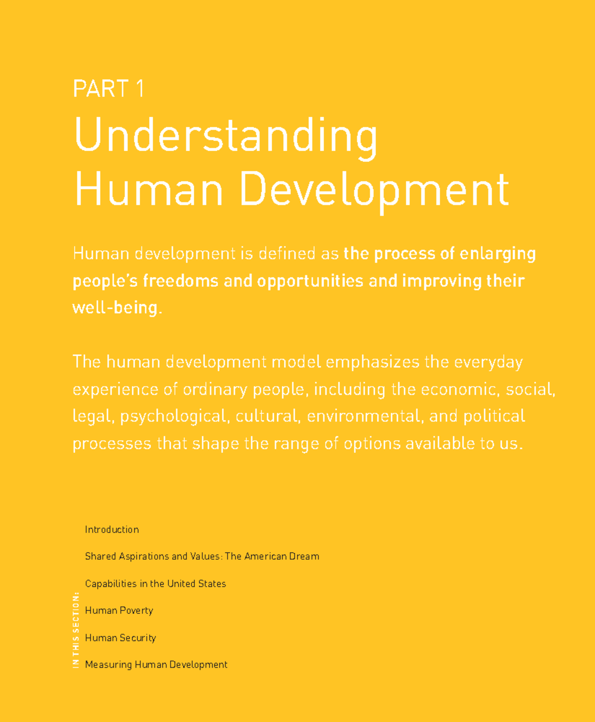 Understanding Human Development: Insights from the American HD Report ...