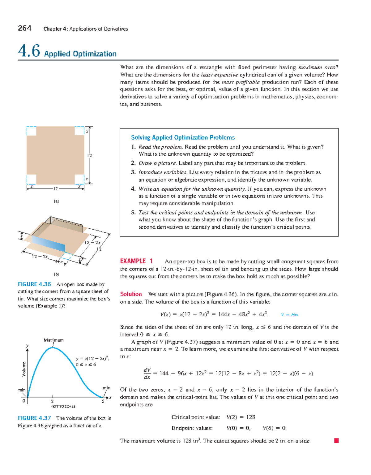 Math 4.6 Applied Optimization - Maximizing Area and Minimizing Cost ...