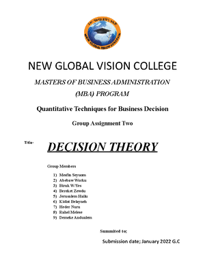Operations Research chapter one - Operations Research NOTES PREPARED ...