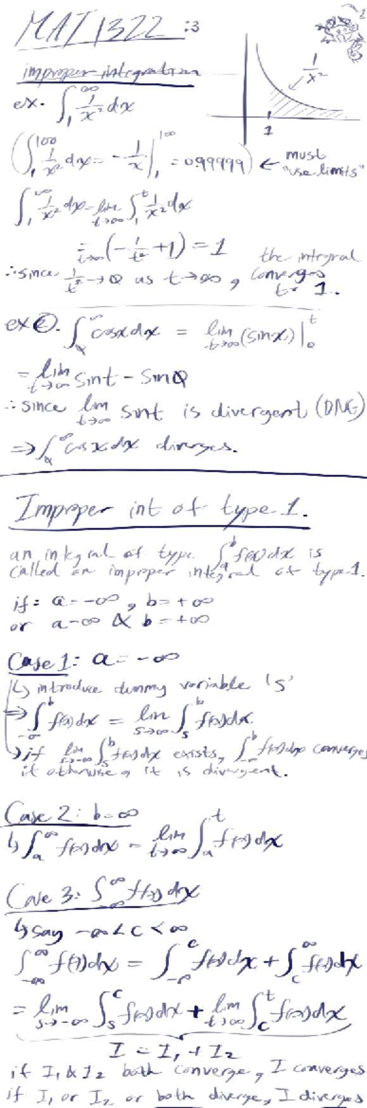 MAT1322 Lecture 1: Understanding Divergent Series and Convergence - Studocu