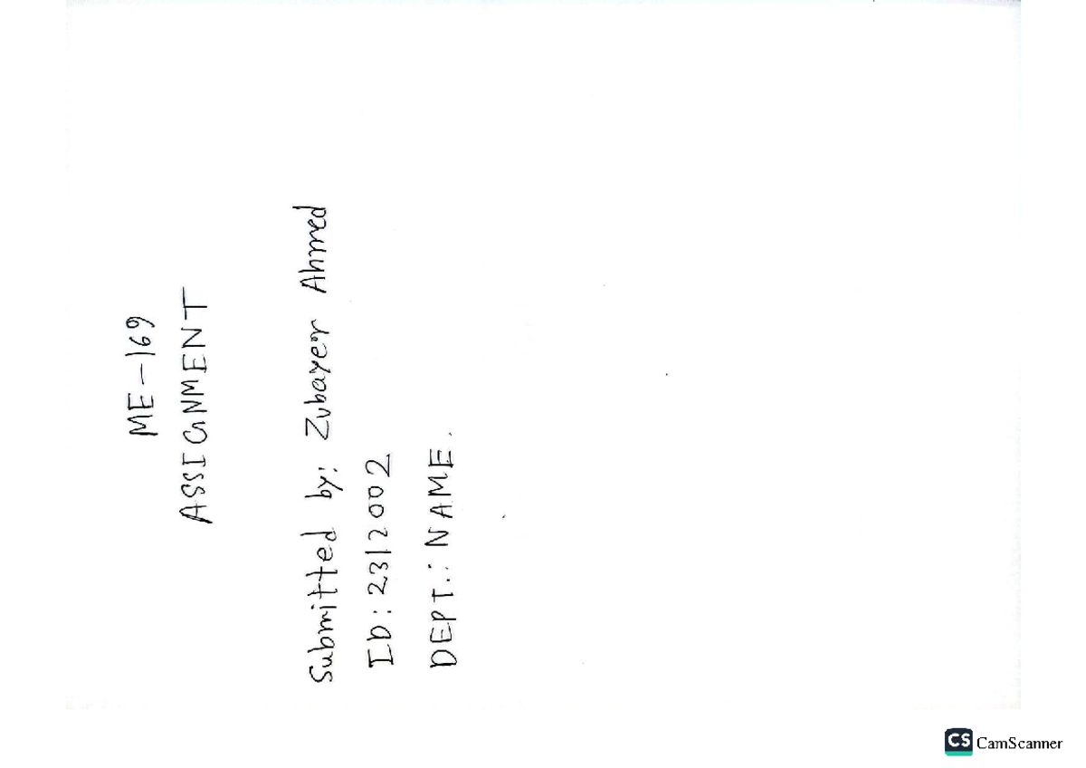 2312002 ME169 Assignment: Thermodynamics and Turbojet Engine Analysis ...