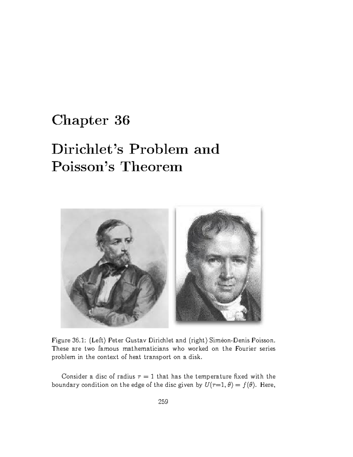 Chapter 36: Dirichlet's Problem and Fourier's Theorem Analysis - Studocu