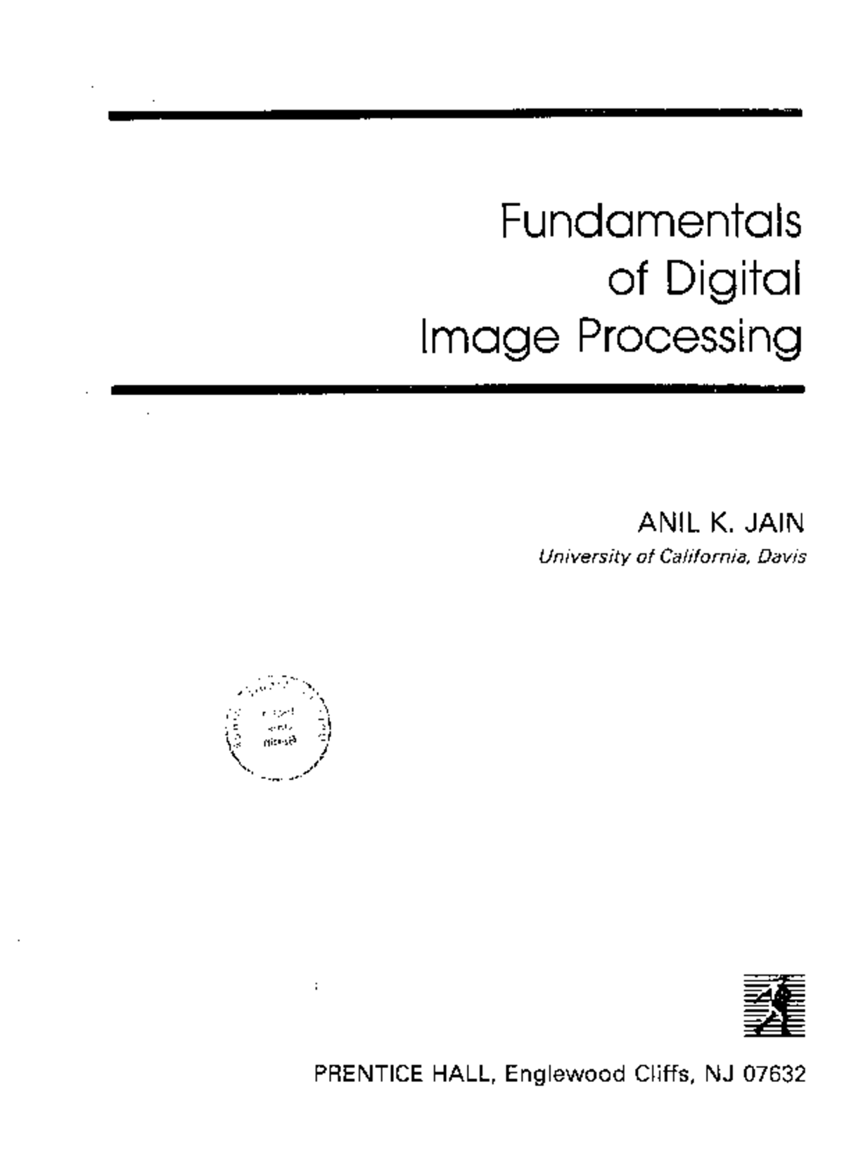 Textbook 2 - fewf - Fundamentals of Digital Image Processing ANIL K ...