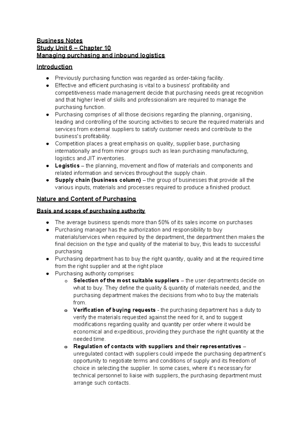 EB122 Unit 1 - Management Concepts and Knowledge Economy Overview - Studocu