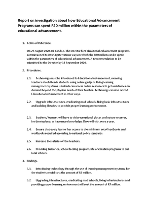 ENN1504 Assignment 1 - Practising Workplace English. ENN Name Student ...