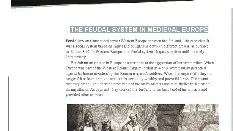 HIST 101: The Feudal System in Medieval Europe - Key Features and ...