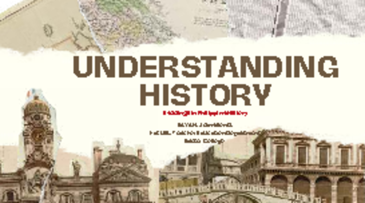 Understanding History: Primary & Secondary Sources (EDUC 101) - Studocu