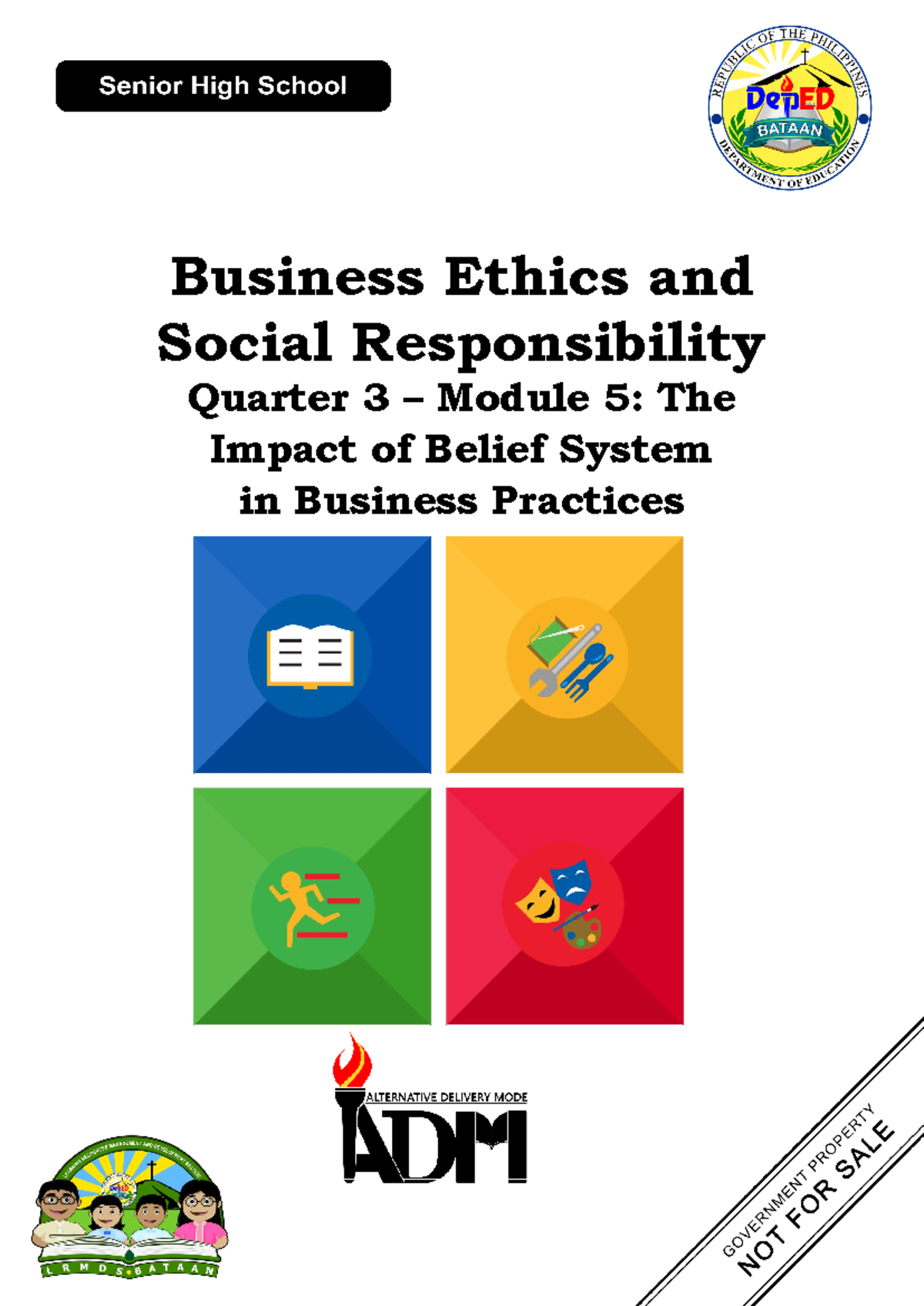 Grade 12 Business Ethics - Q3 Module 5: Belief Systems in Practices ...