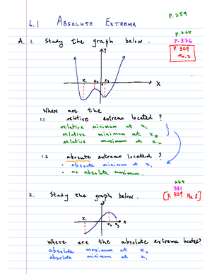 FTC2 Fundamental Theorem of Calculus Part 2 & Substitution Notes - Studocu