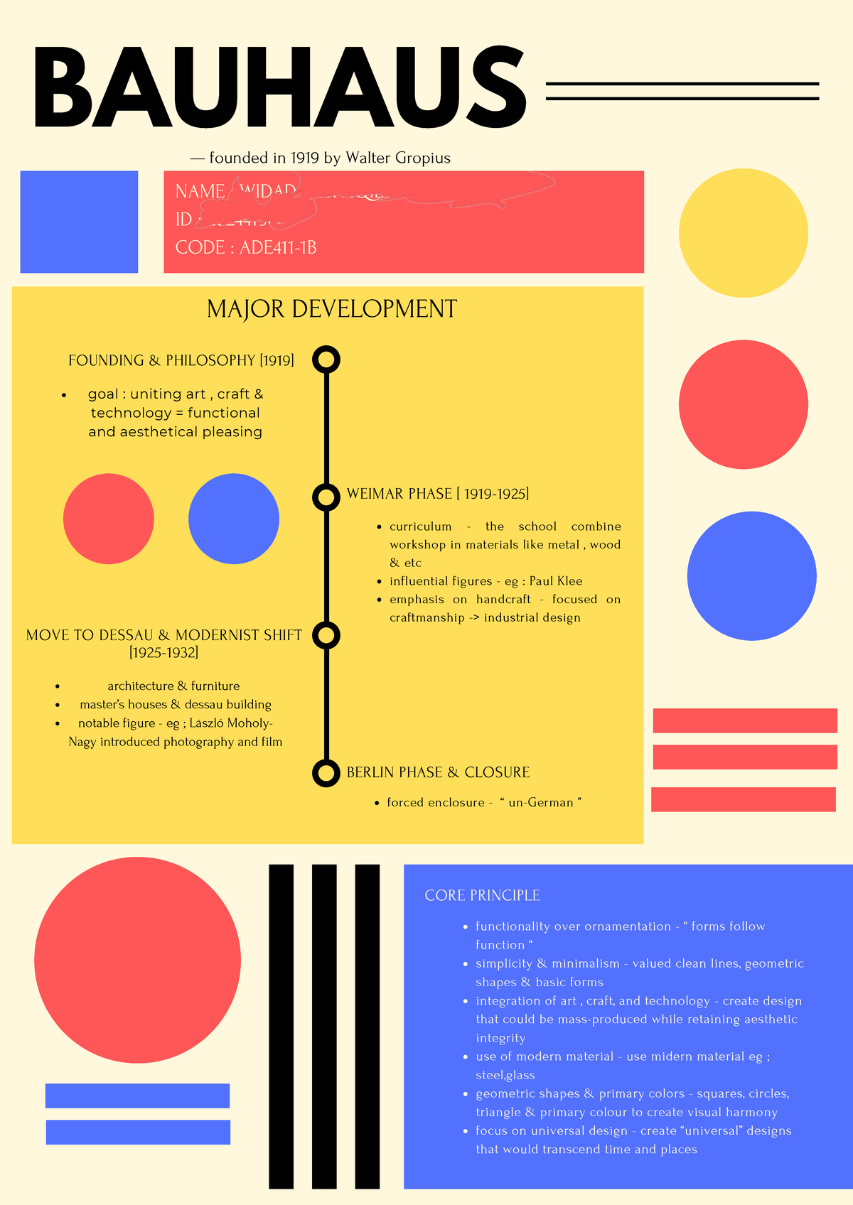 BAUHAUS: Founding Philosophy & Development (MAJOR DEVELOPMENT) - Studocu