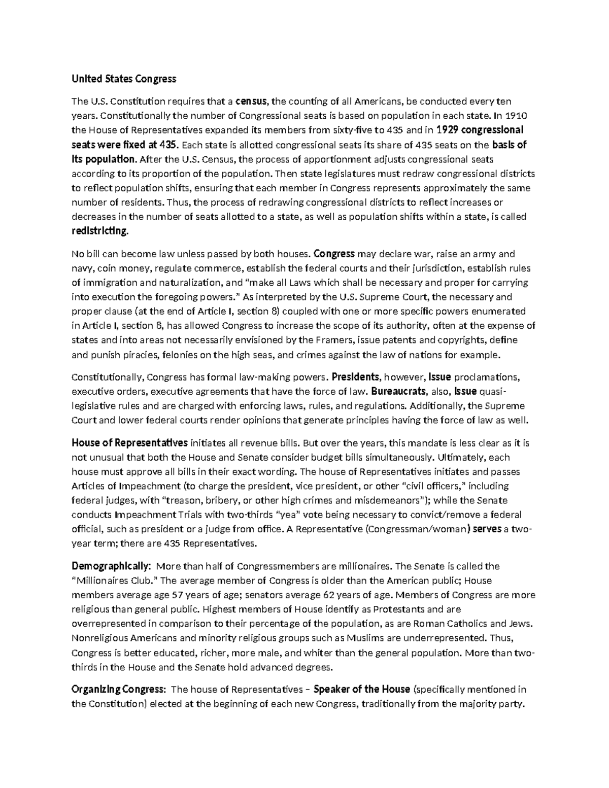 Understanding the U.S. Legislative Process: A Comprehensive Overview ...
