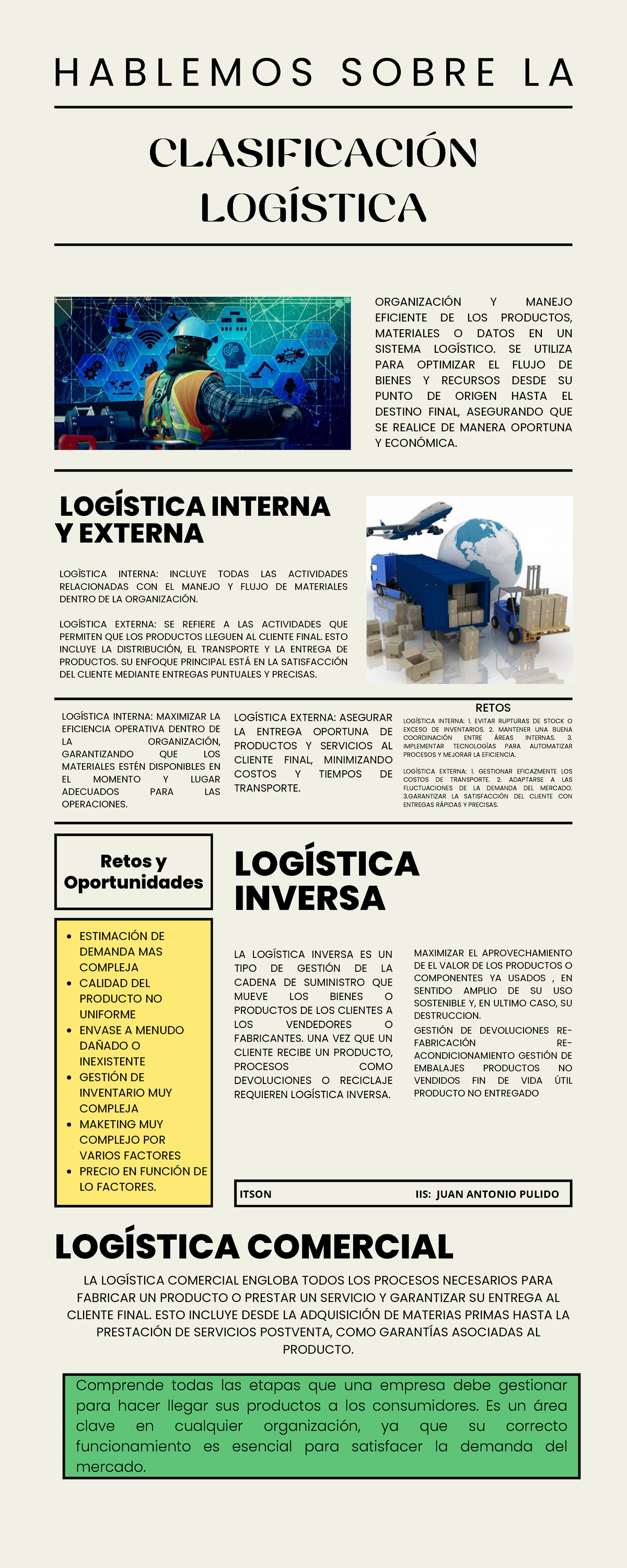 Clasificación Logística - CLASIFICACIÓN LOGÍSTICA ESTIMACIÓN DE DEMANDA ...