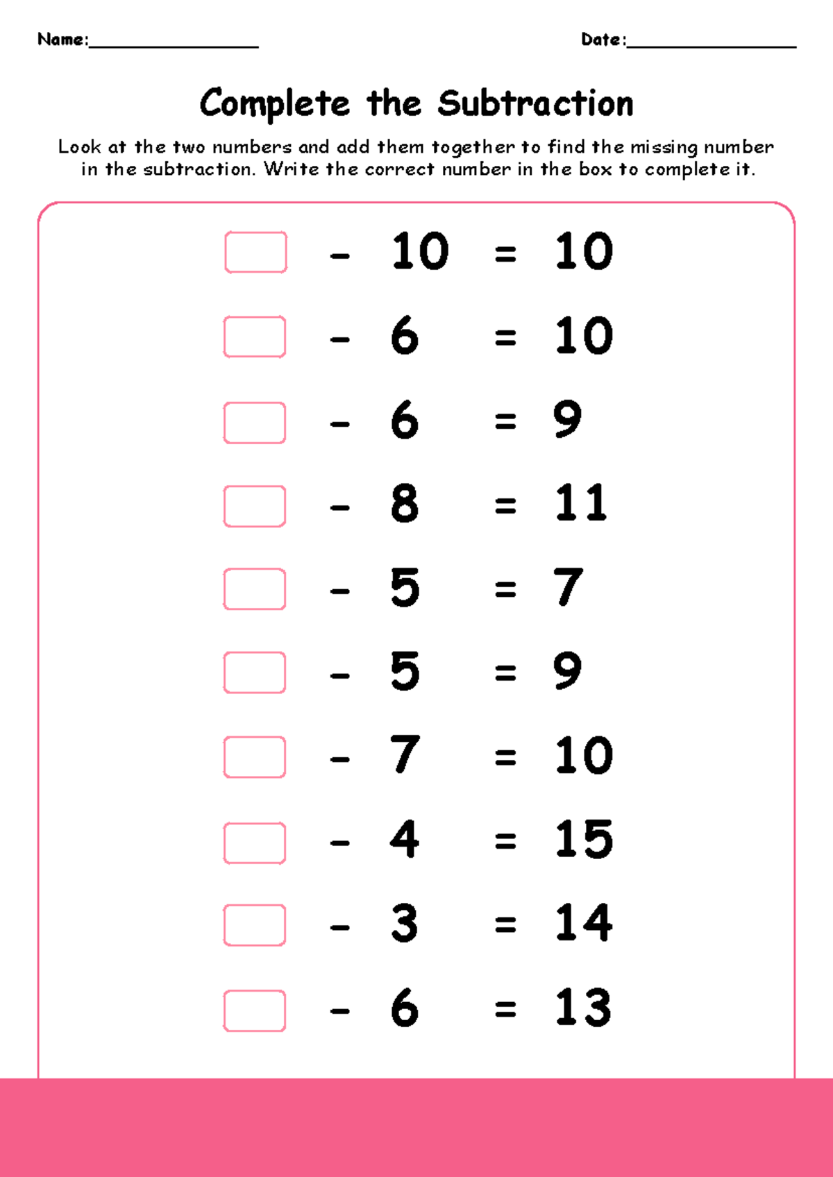 Composing and Decomposing Numbers - 1st Grade Worksheet - Look at the ...