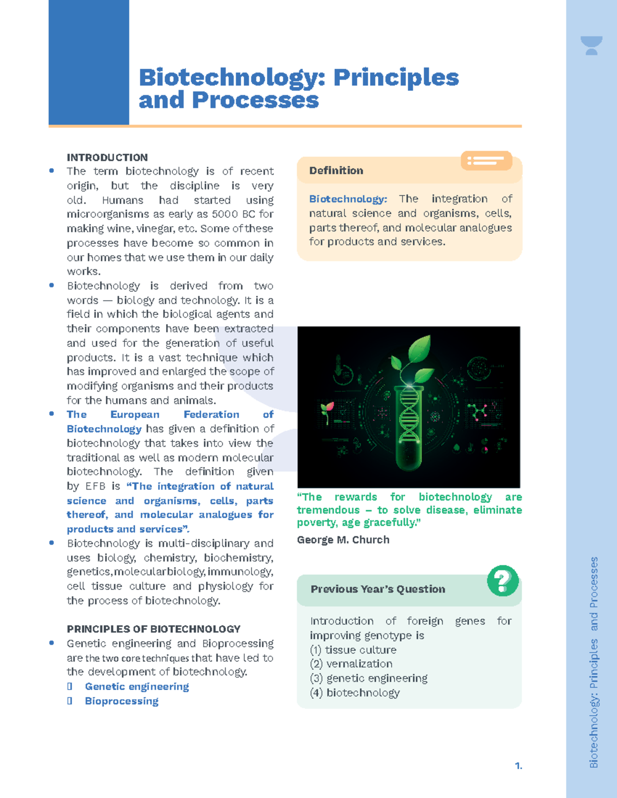 Biotechnology Principles and Processes - Biotechnology: Principles and ...