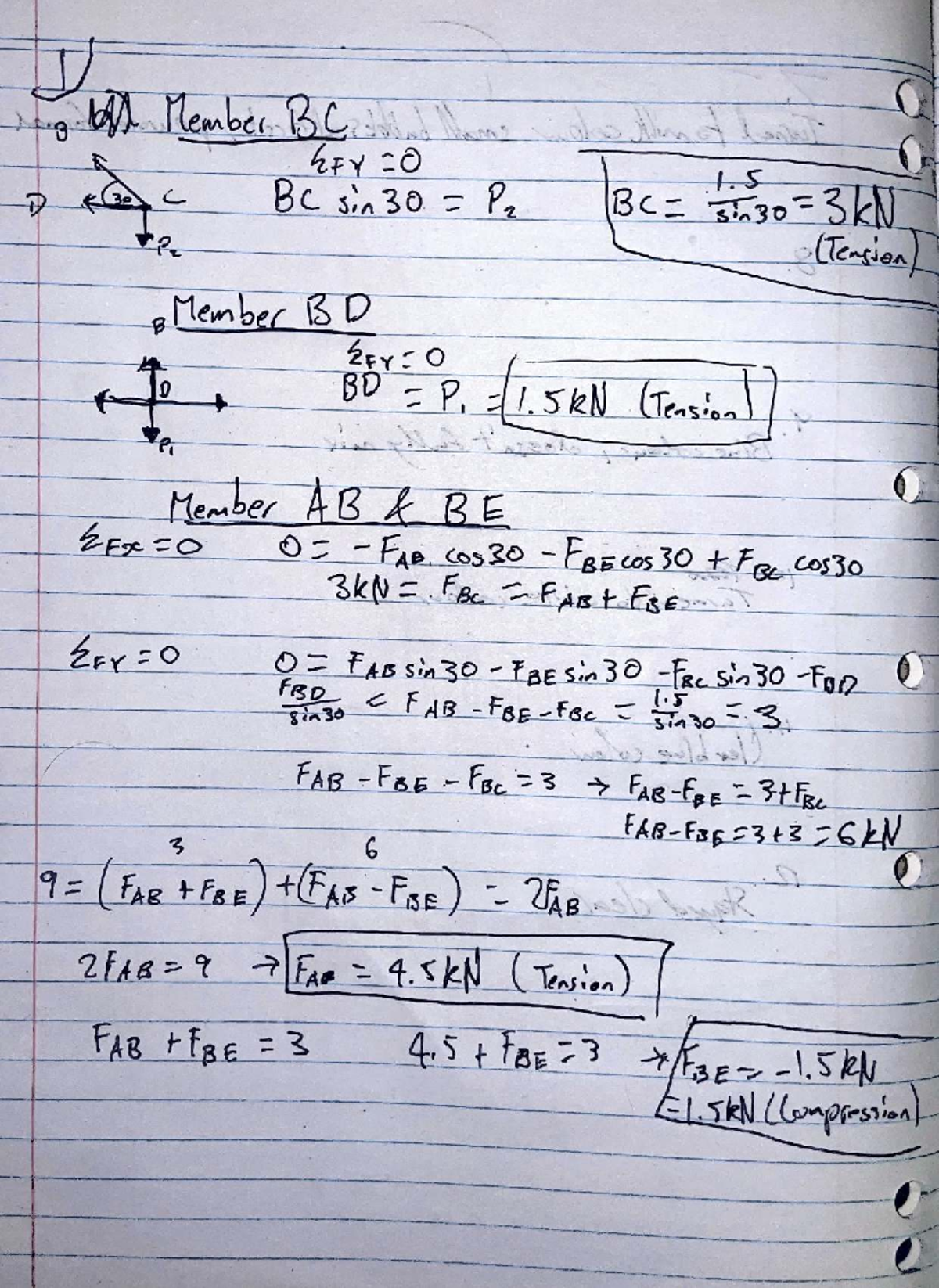 Engineering Mechanics - Assessment 2 - Question 1 Analysis - Studocu