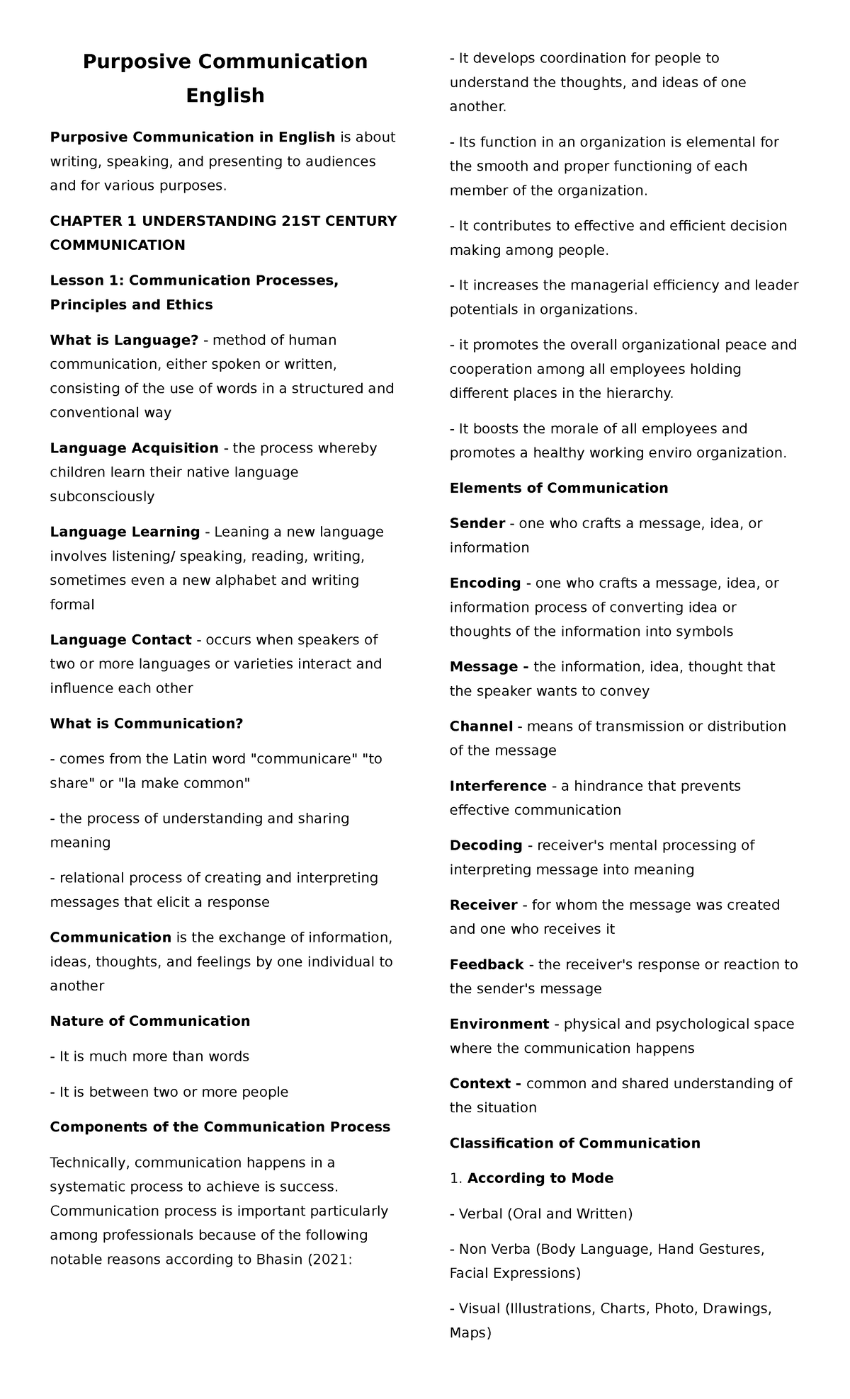 Purposive Communication in English: Understanding 21st Century Skills ...
