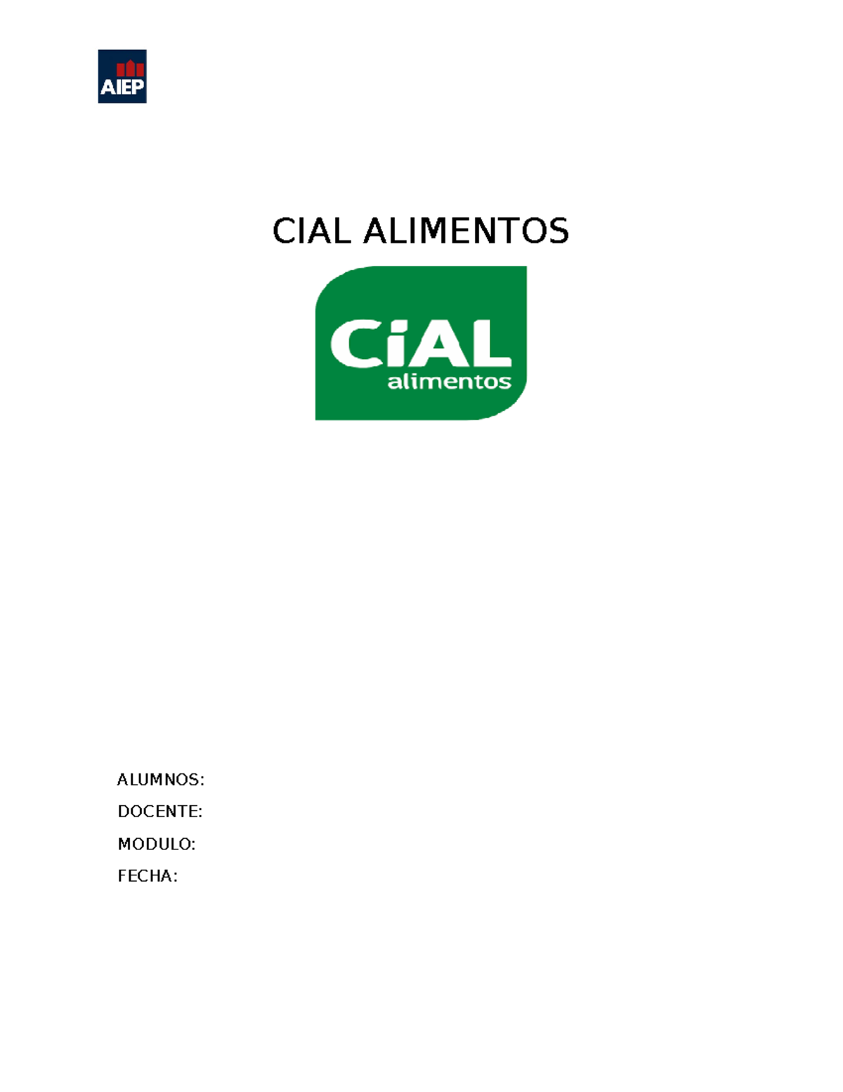CIAL 2023: Análisis del Macro Entorno de Cial Alimentos - Studocu