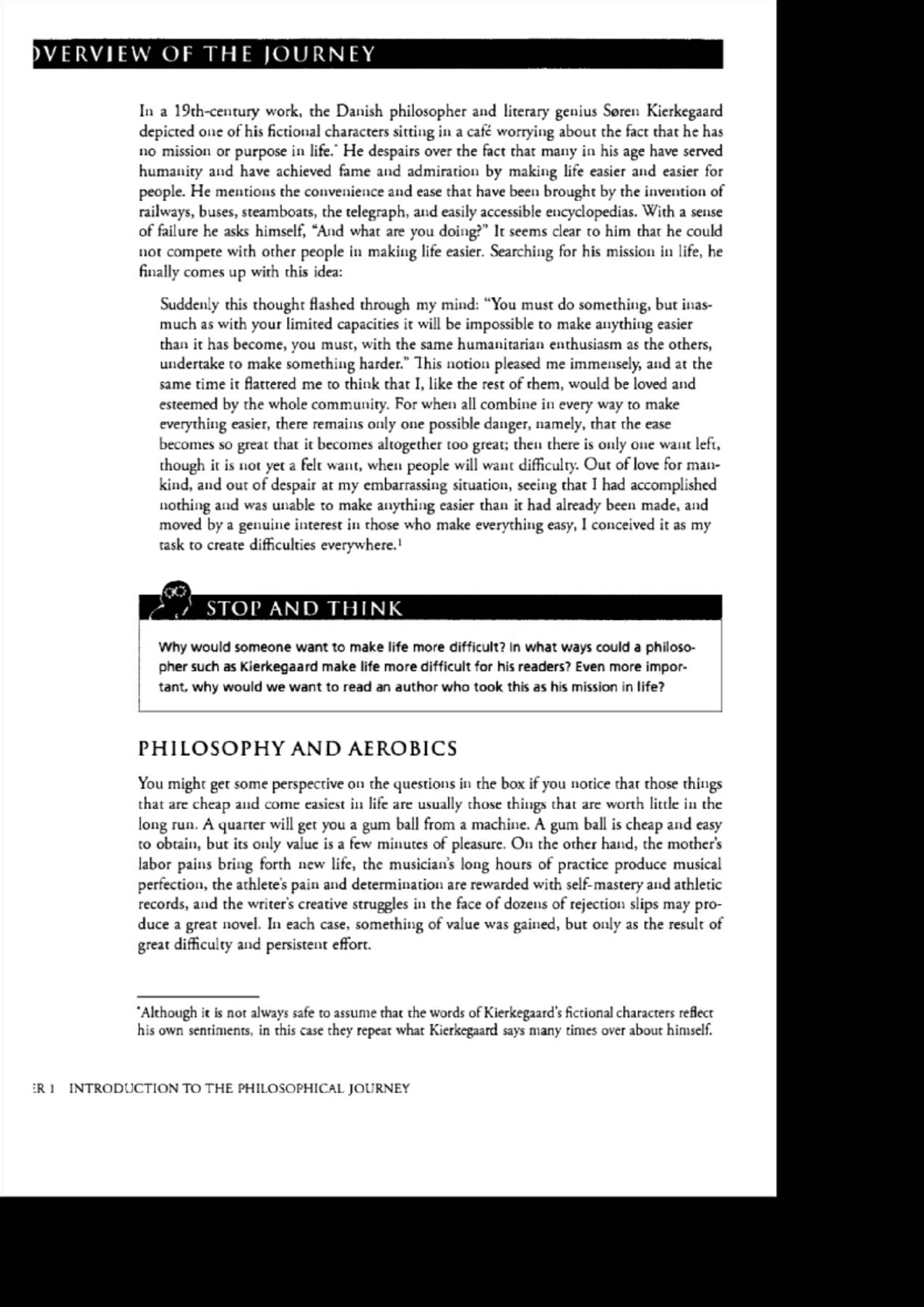 PHIL 101: Overview of Kierkegaard's Philosophical Journey - Studocu