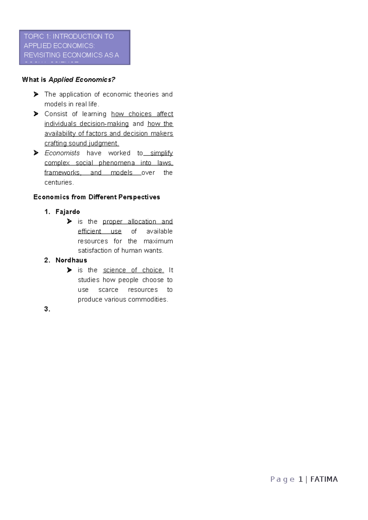 APPLIED-ECON- Final Exam Reviewer on Introduction to Applied Economics ...