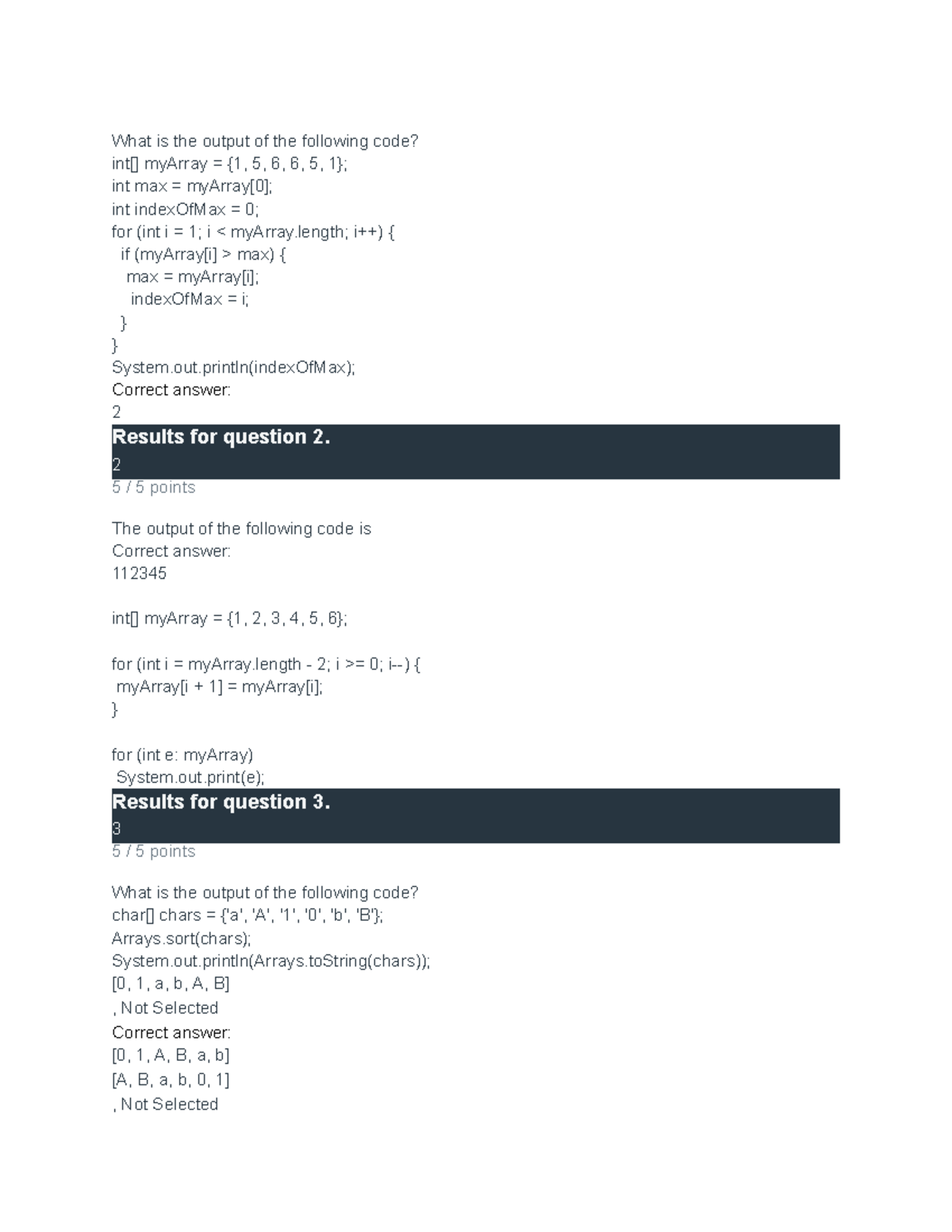 Java Programming Basics: Exam Questions & Answers (Final Exam) - Studocu