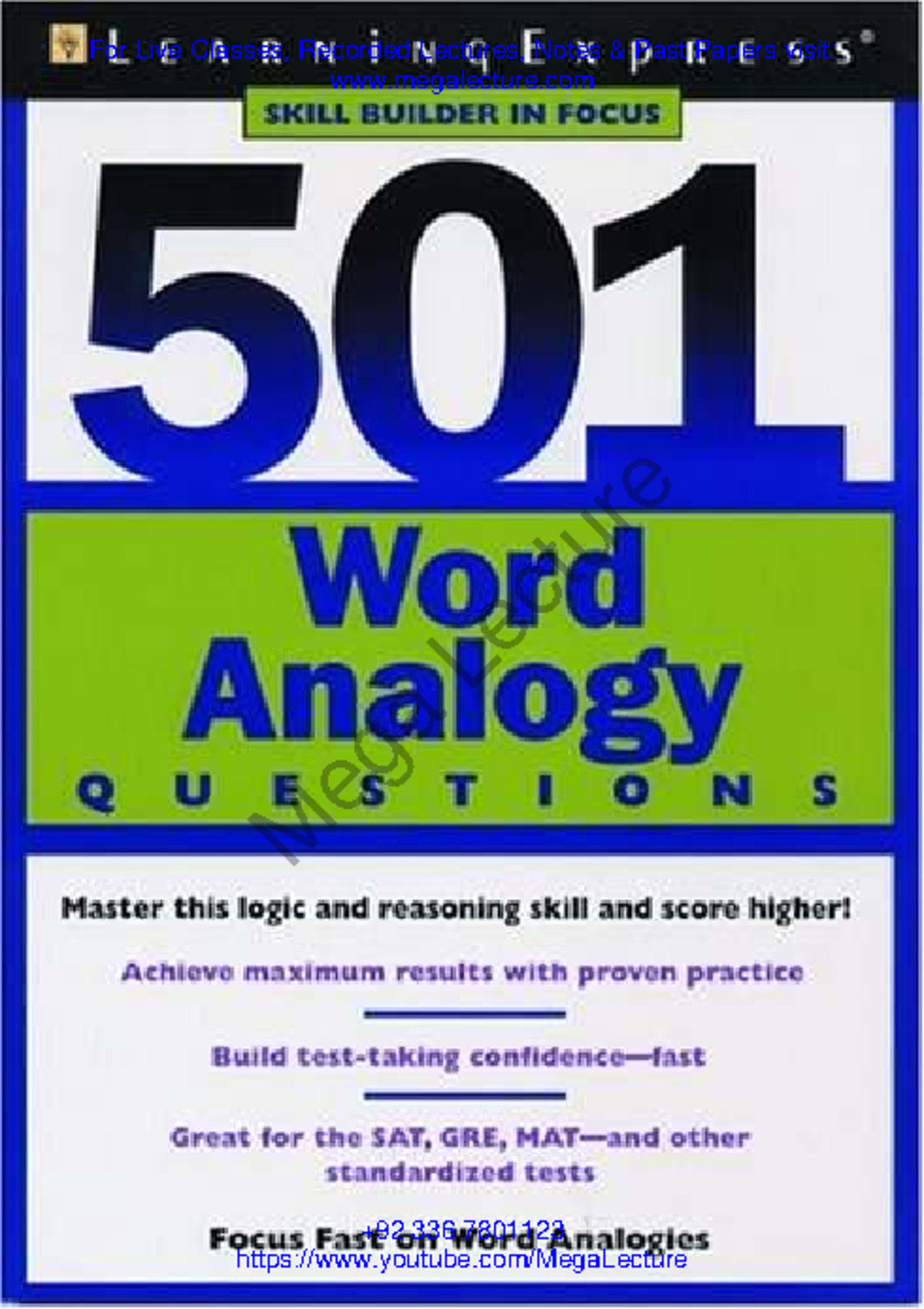 501 Word Analogy Questions: Comprehensive Practice for Exams - Studocu