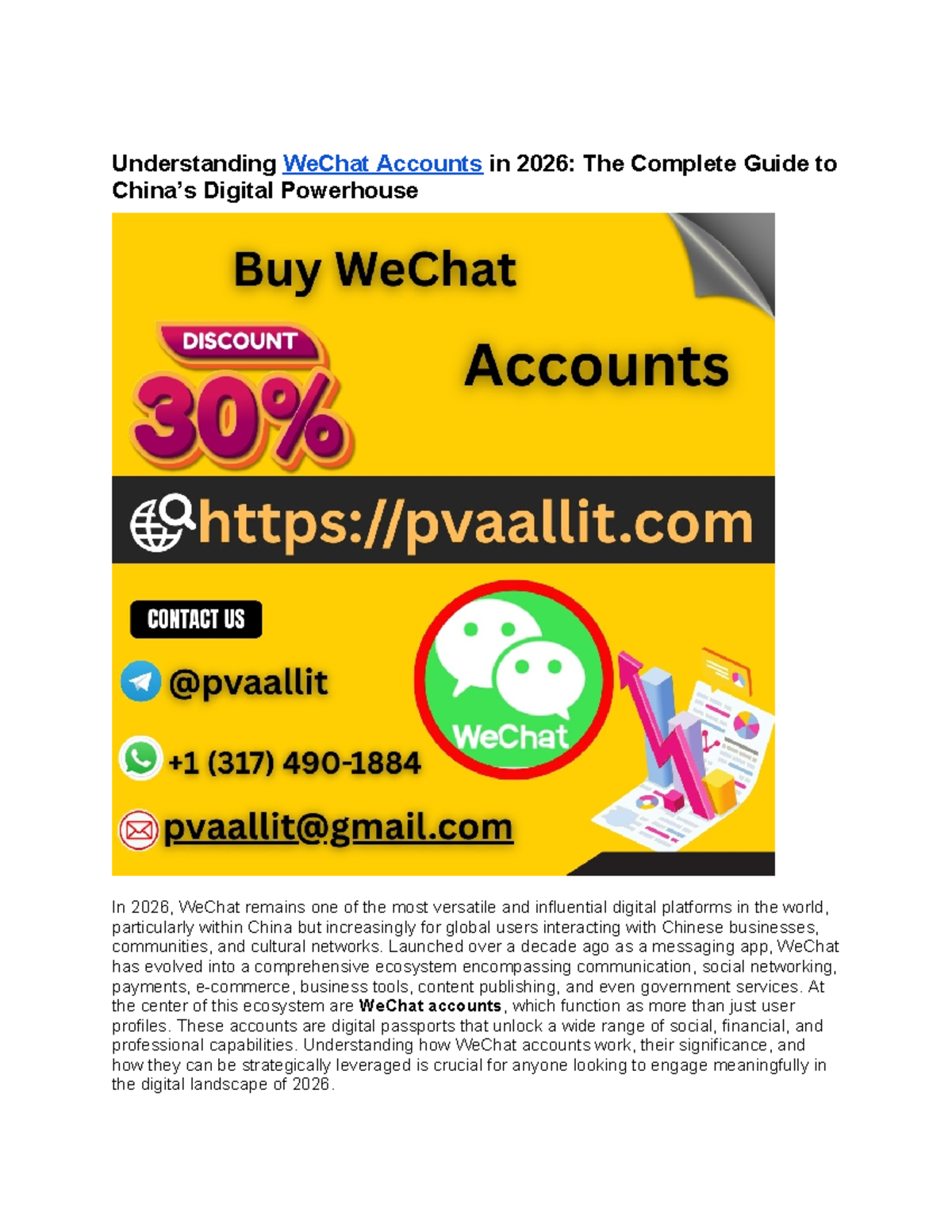 Understanding WeChat Accounts in 2026: A Digital Powerhouse Guide - Studocu