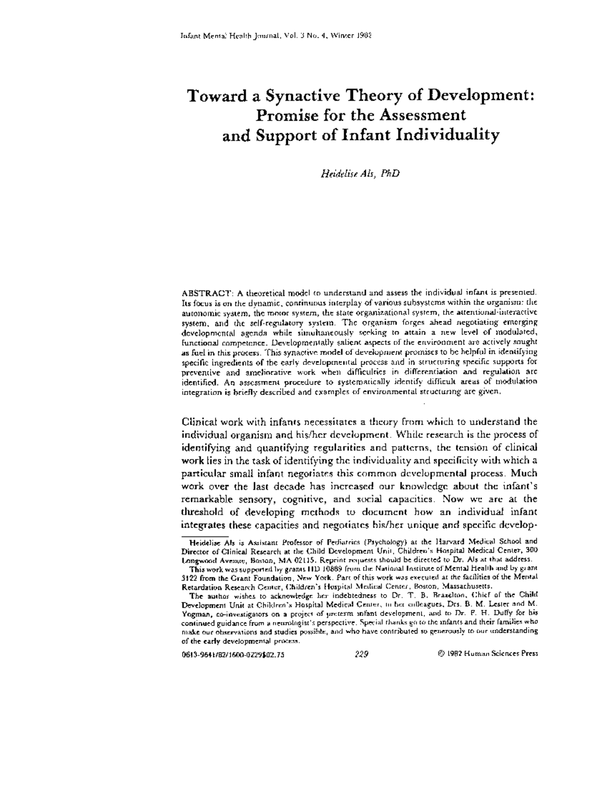 Synactive Theory - Apuntes neurodesarrollo - Studocu