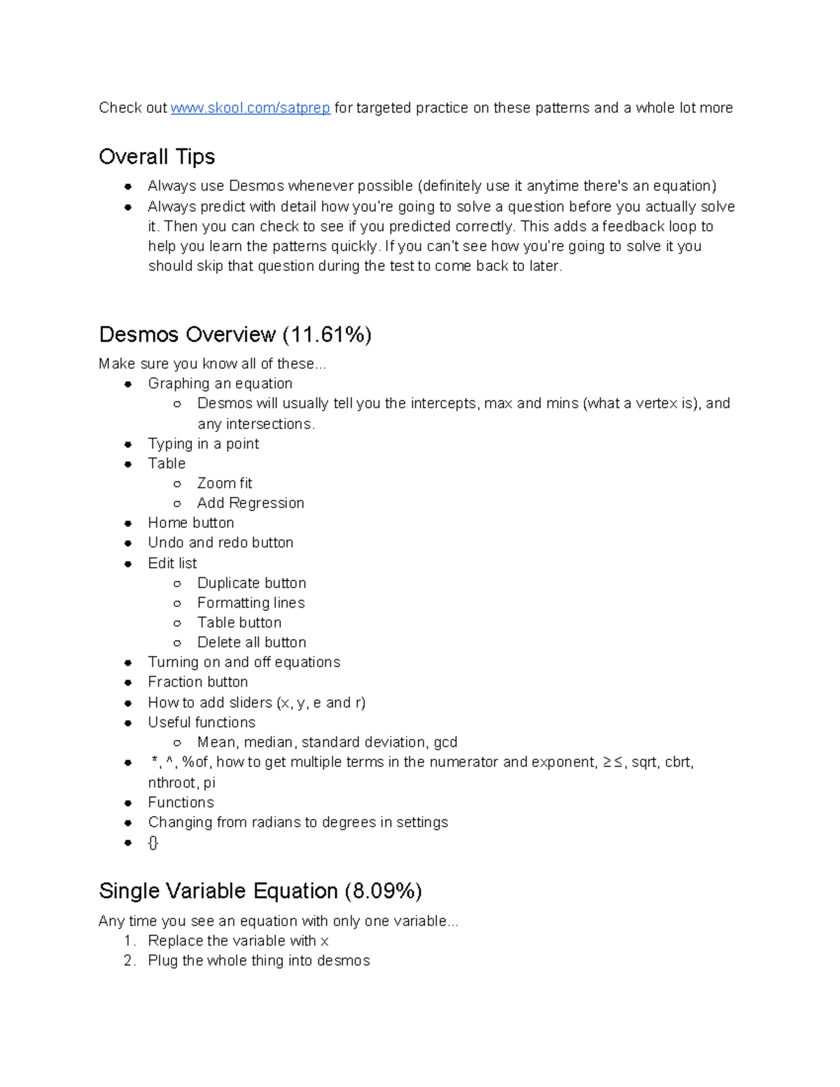 Desmos Practice Guide: Equation Solving & Graphing Techniques - Studocu