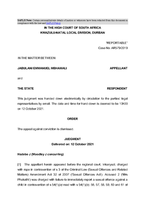 [Solved] Hierarchy of South African courts and fully explain the ...