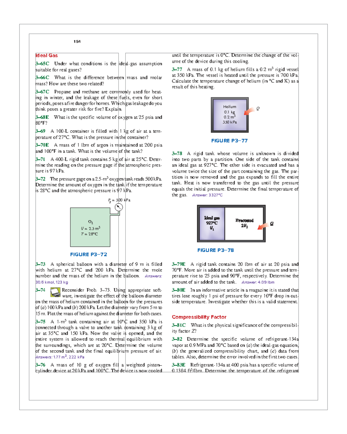 Thermodynamics CENGEL Final Exam Notes on Pure Substances and Gases ...