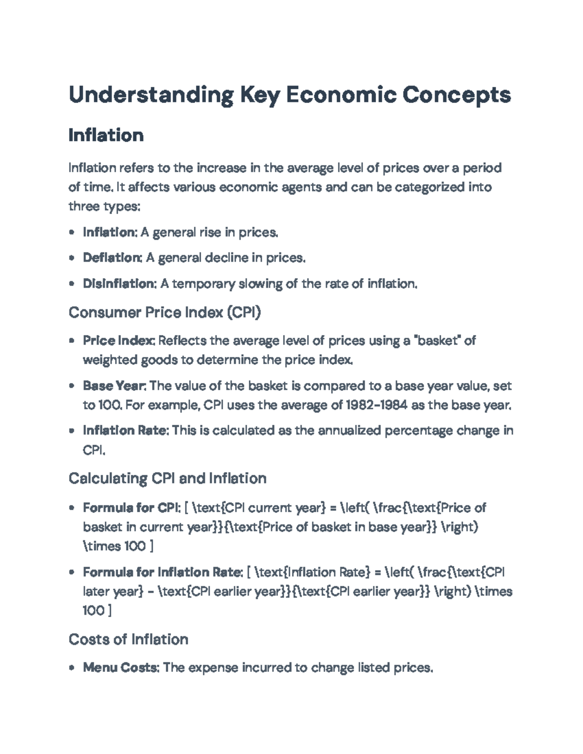 Economic Fundamentals: Inflation, GDP, Unemployment & Business Cycles ...