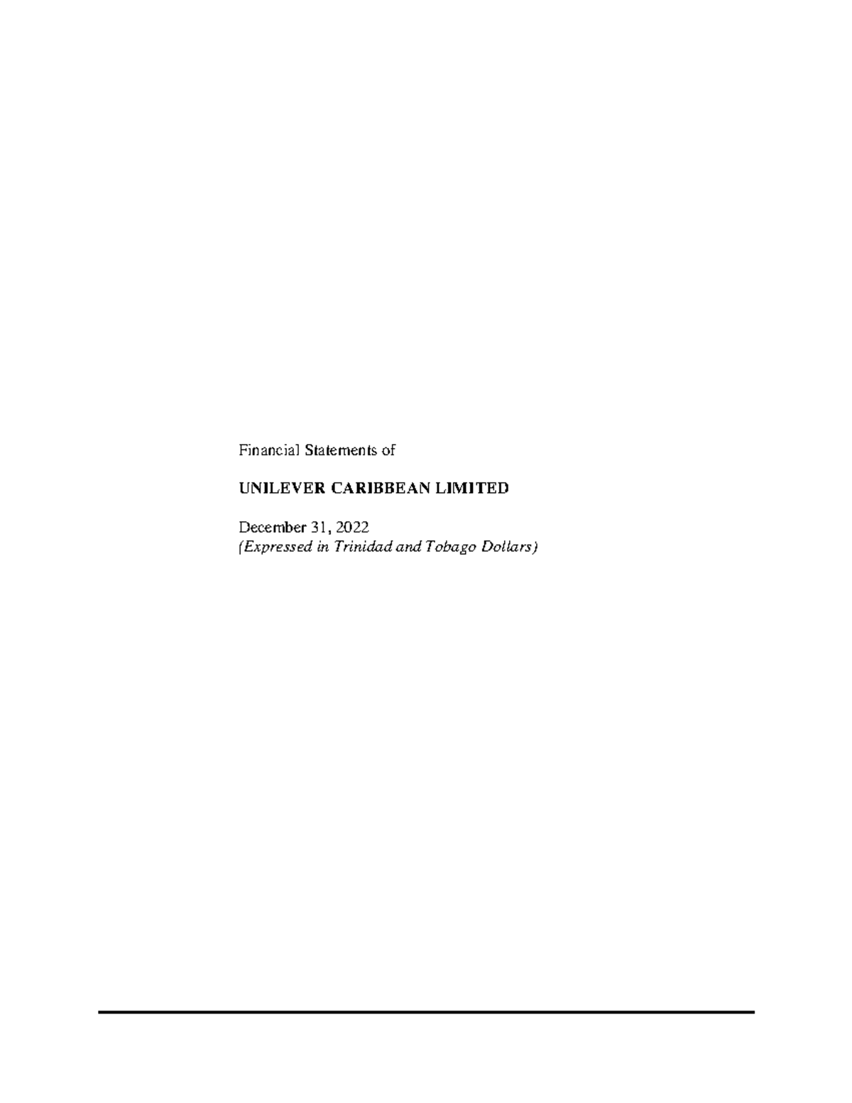 Nlatam pdf Unilever Financial Statements 2022 Final Full Summary ...