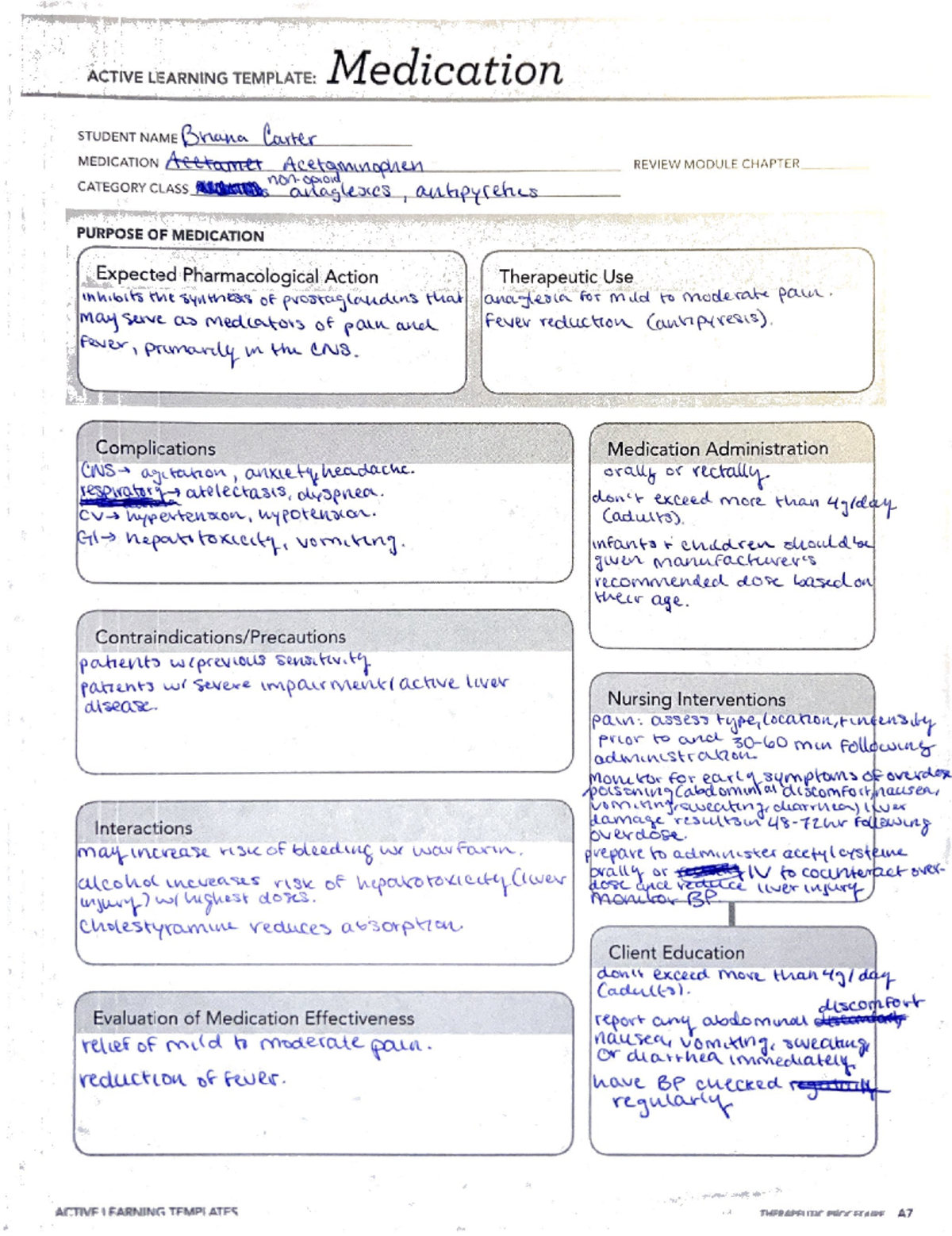 Acetaminophen (med template) 2024-09-12 04 09 36 - ACTIVE LEARNING ...