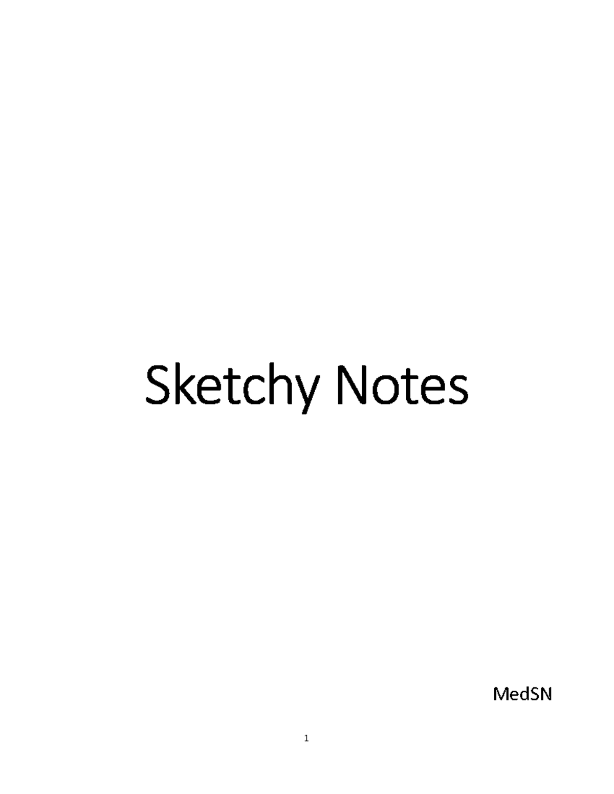 Sketchy Micro Notes - No pictures - Sketchy Notes MedSN Bacteria ...