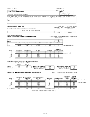 Chem 152 lab 4 - chemistry lab report - Lab PJosh Park Student ID ...