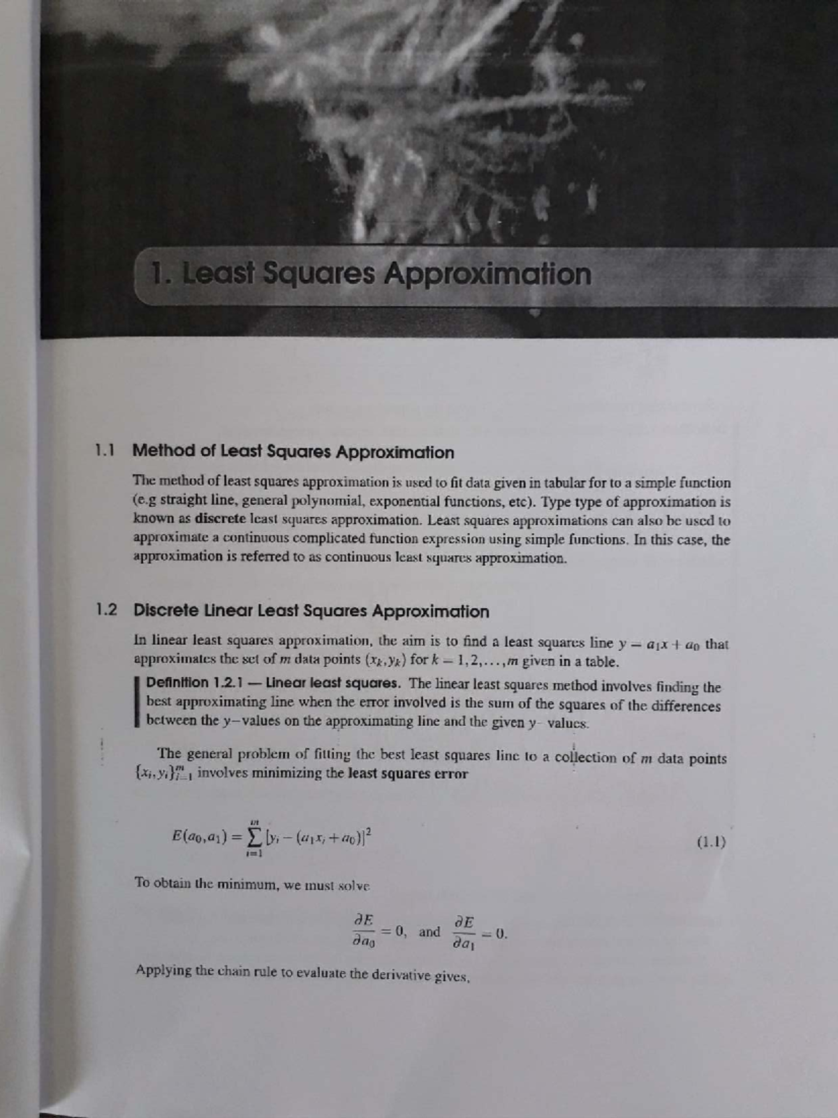 Final Exam Review Notes for Course XYZ123: Least Squares Approximation ...