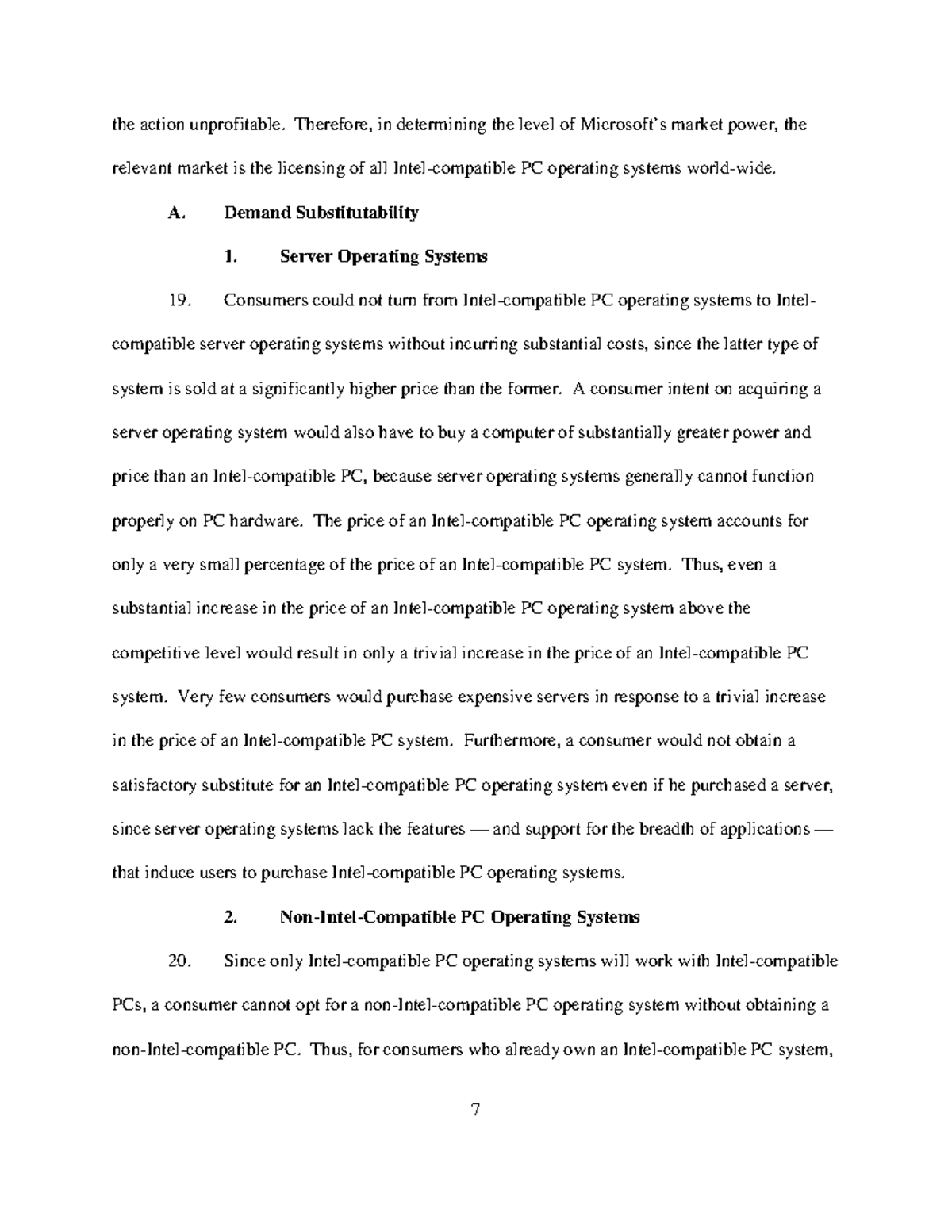 Market Power Analysis in PC Operating Systems: Ii-a - fbsrevb - Studocu