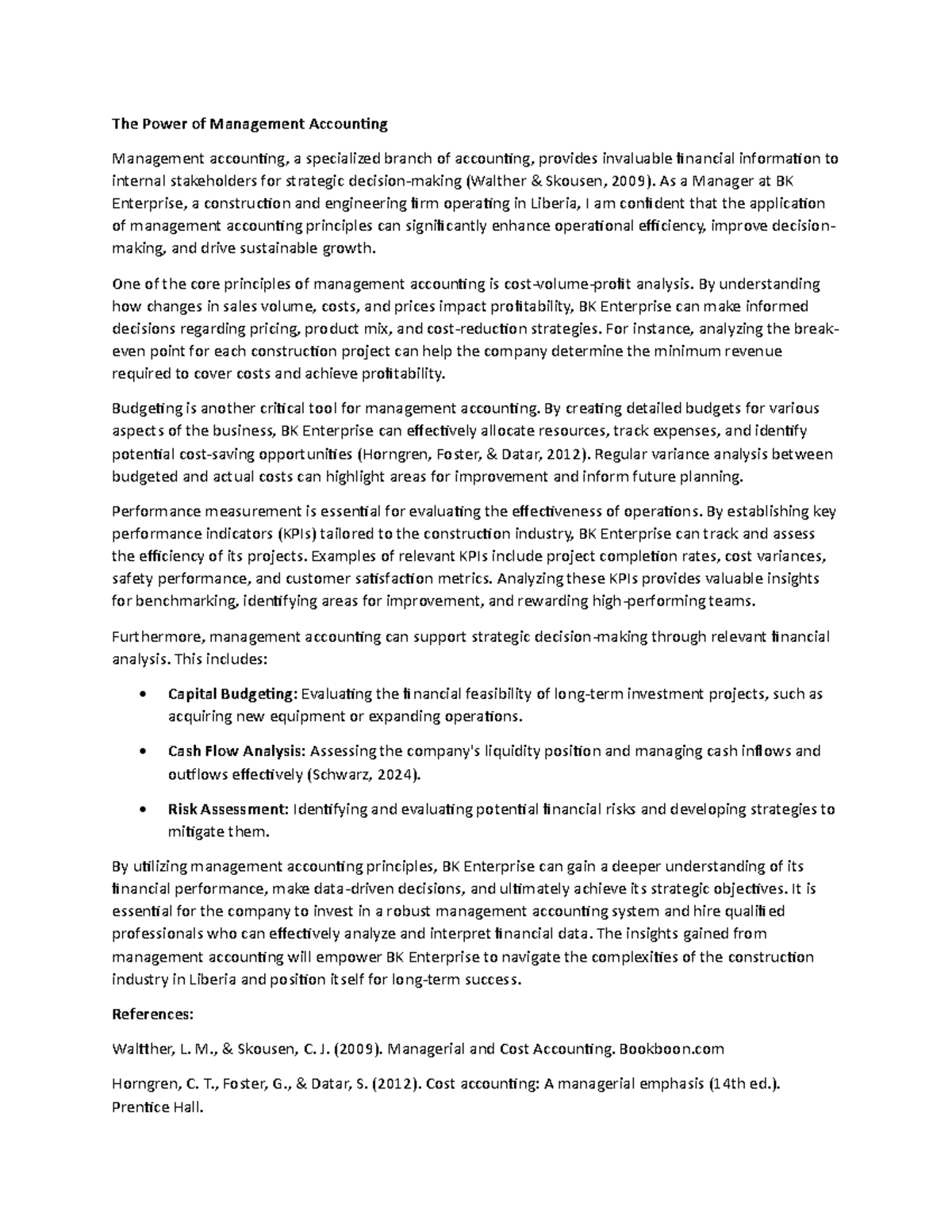 The Power of Management Accounting - The Power of Management Accounting ...