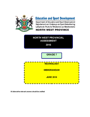 [Solved] Other As a grade 8 learner for your technology project ...