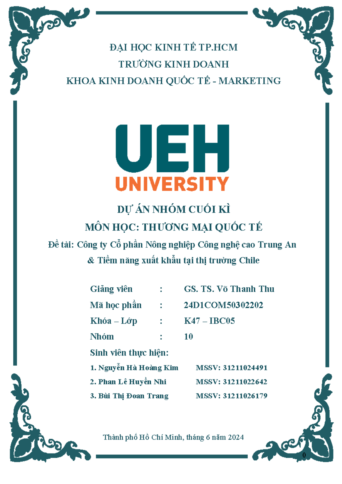 Tiềm Năng Xuất Khẩu Gạo ST25 Sang Chile - Dự Án Nhóm Cuối Kỳ ...