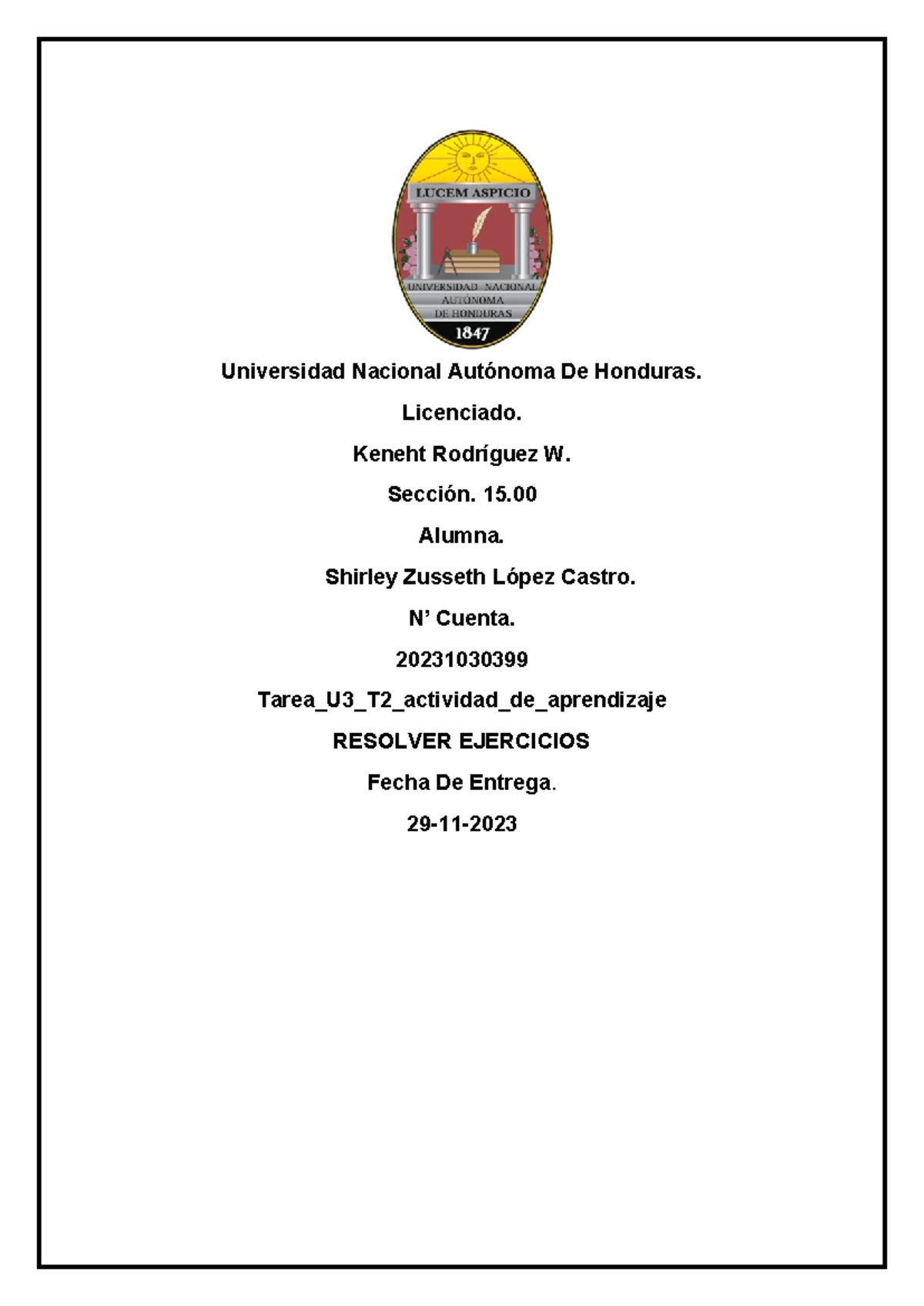 López Shirley Zusseth U3T2a1 - Introducción a la Estadística Social ...