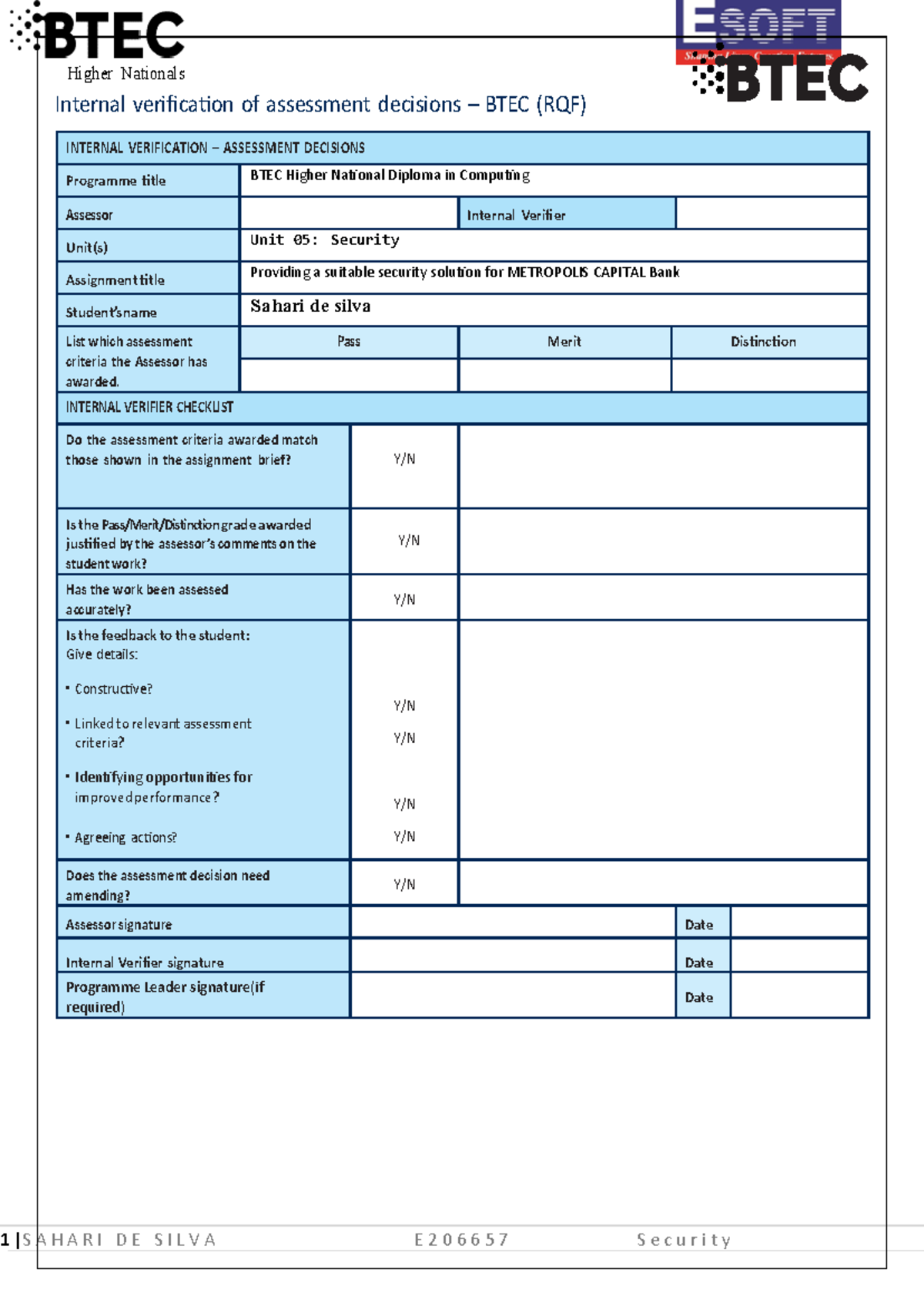 **E206657: Security Assignment - Enhancing IT Security for METROPOLIS ...