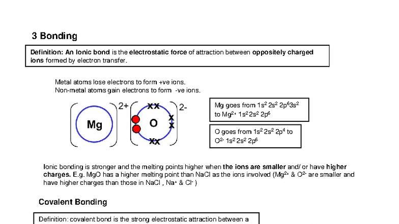 3 CIE Chemical Bonding: Ionic, Covalent, and Dative Bonds Explained ...