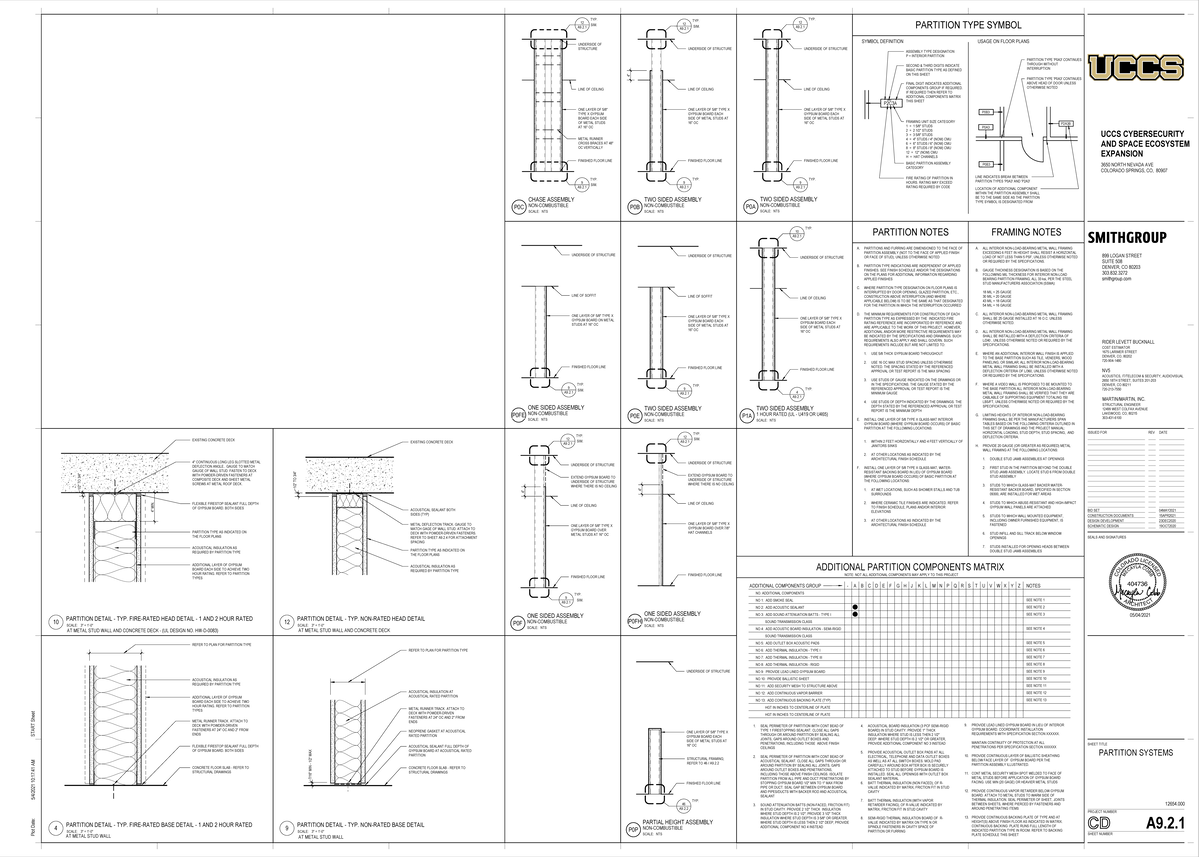 12 A9.2.1 Wall Light Steel Framing System Details and Specifications ...