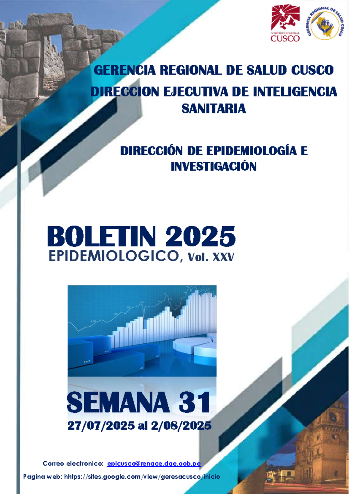 Boletín Epidemiológico EPI Vol. XXV - Semana 31, 2025 - Studocu