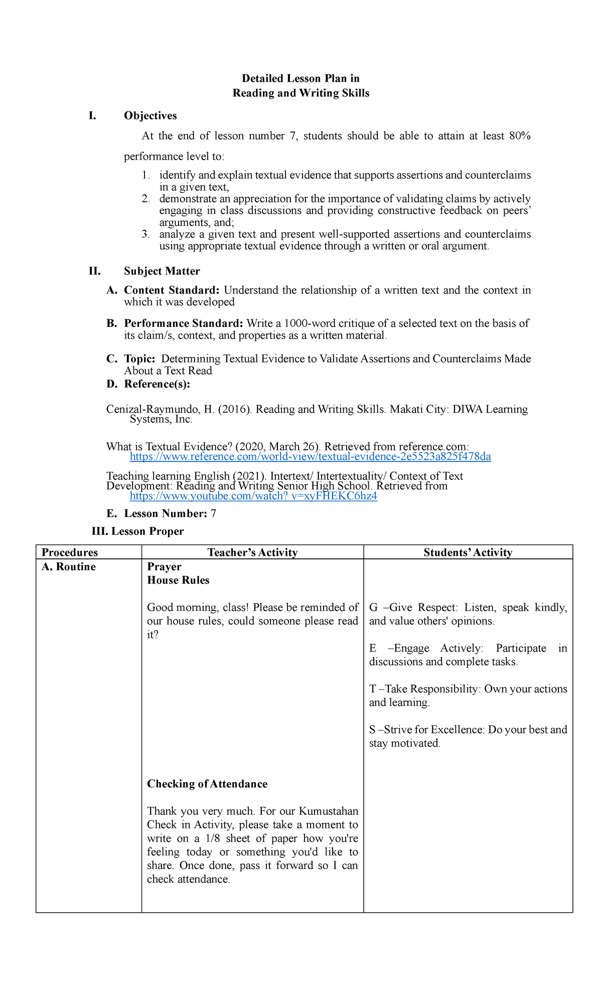 DLP: Lesson 7 - Analyzing Textual Evidence for Assertions ...